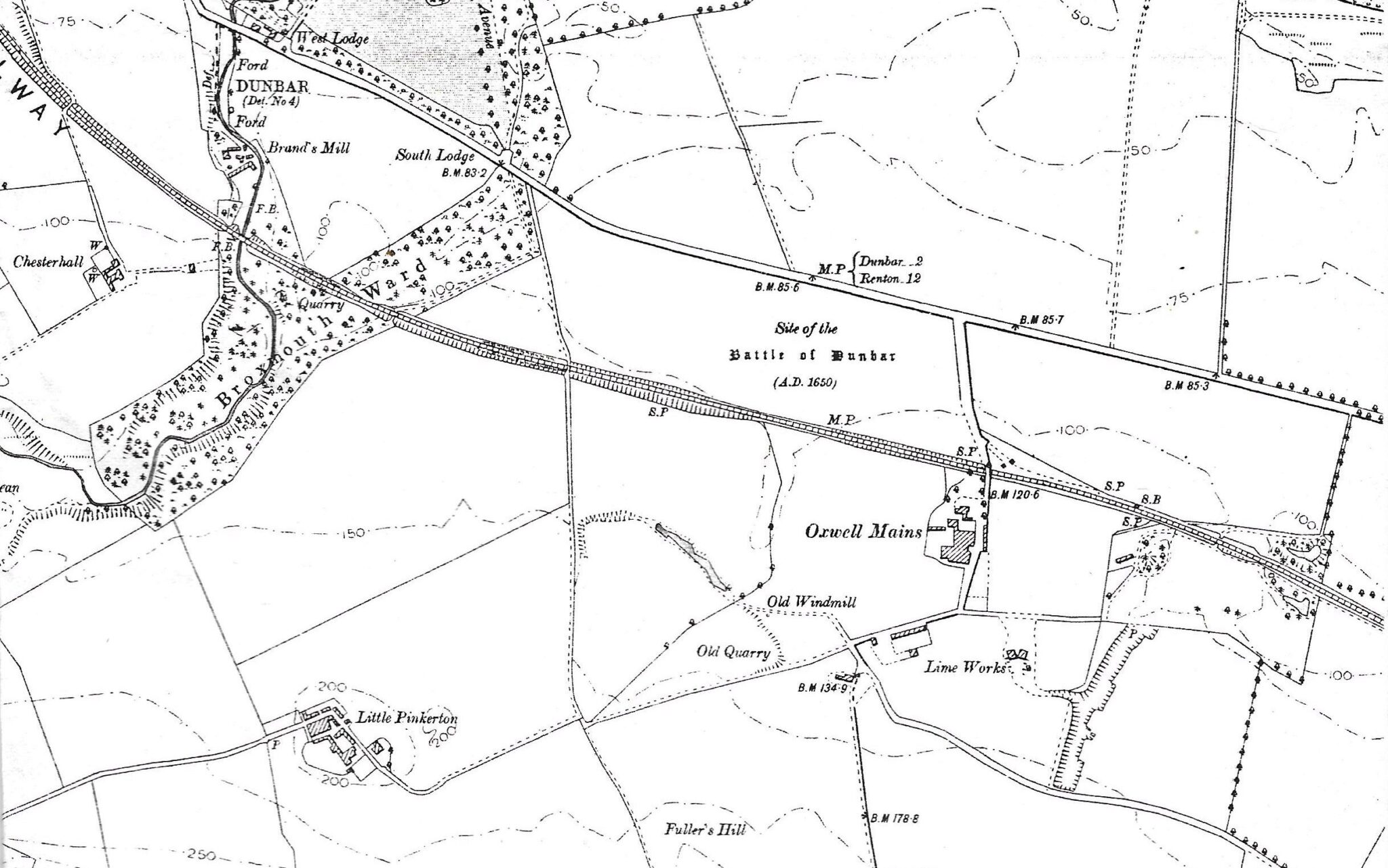 The 6 inch map of Haddingtonshire – Dunbar History Society