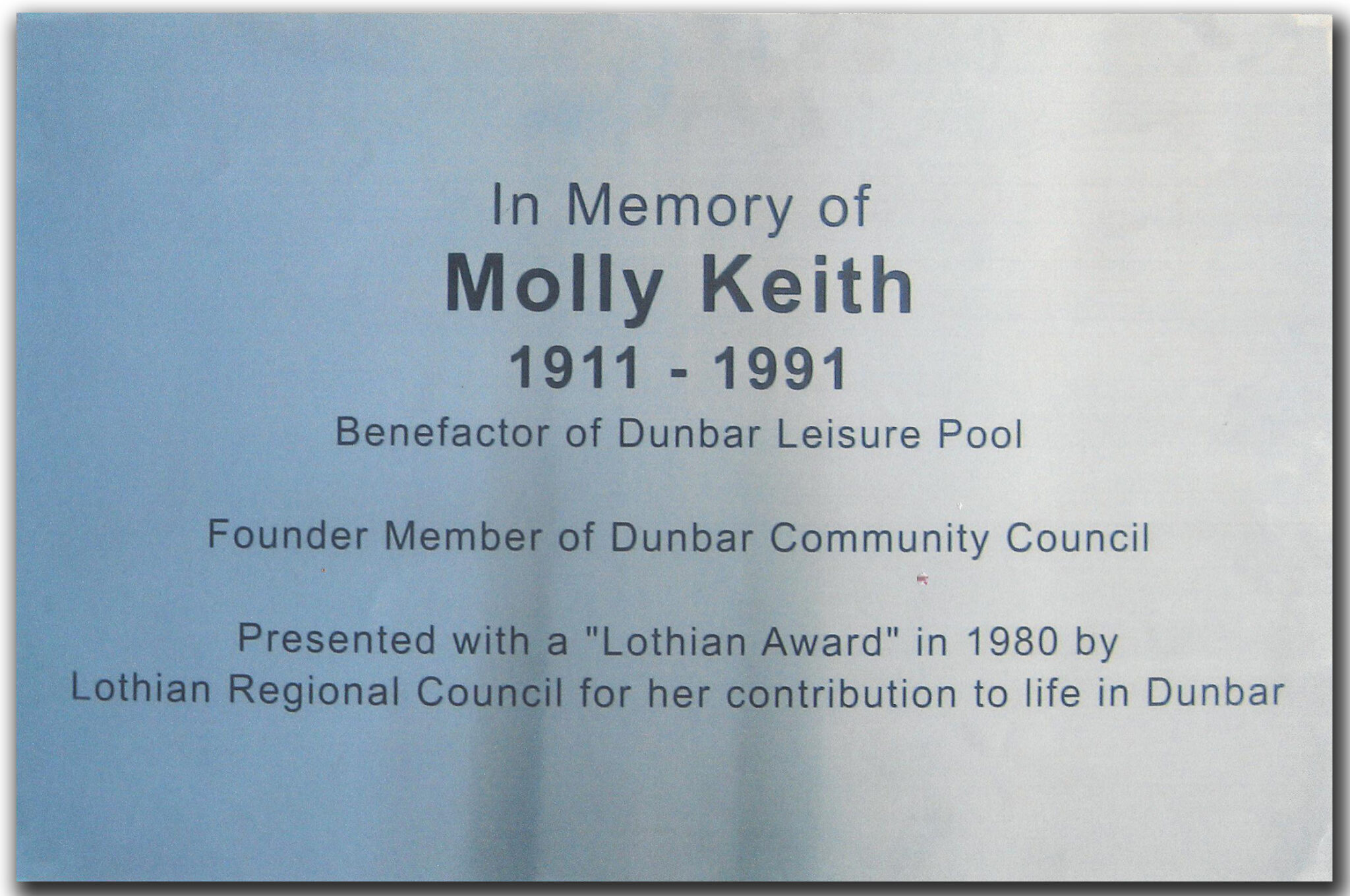 The Community Council – Dunbar History Society